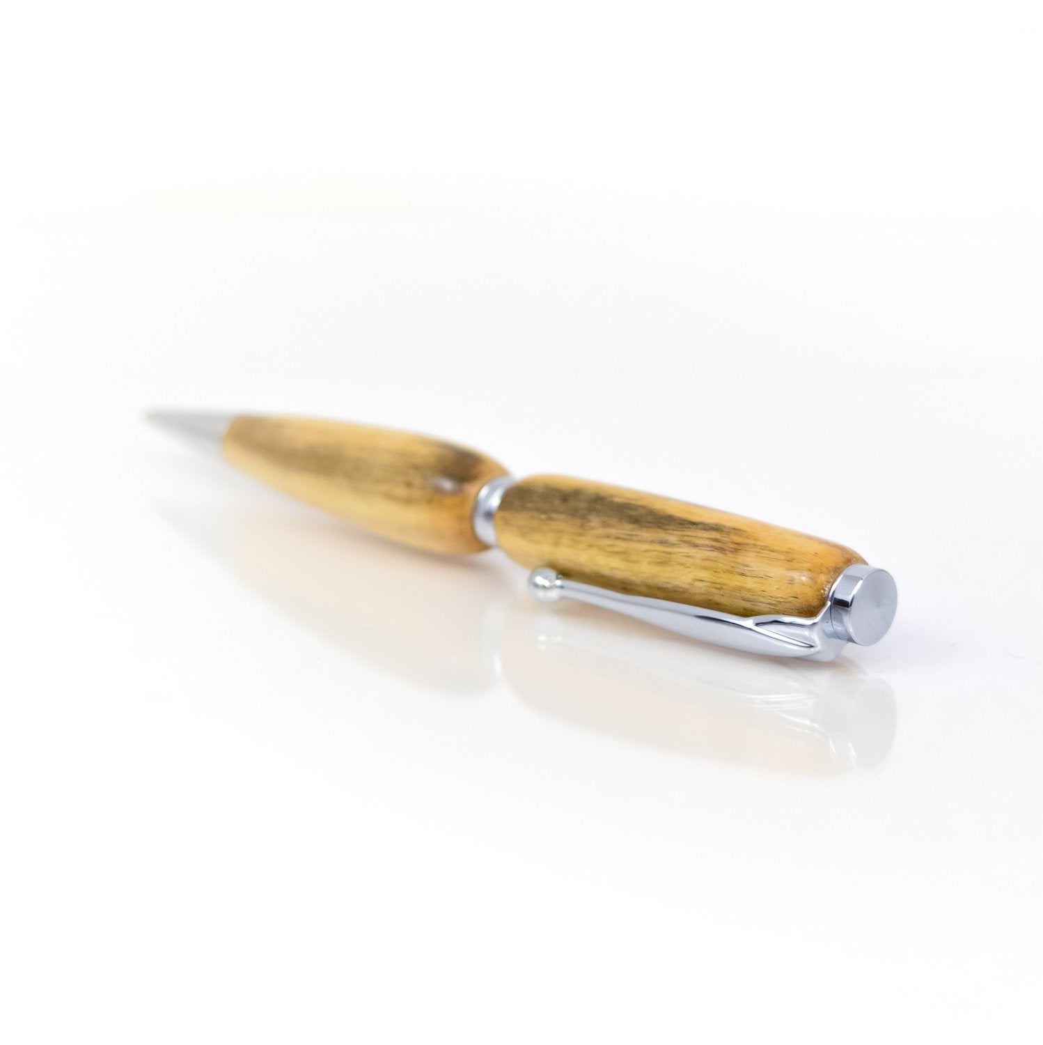 Spalted Maple Pen | Refillable Ballpoint | Hand-Turned in Missouri